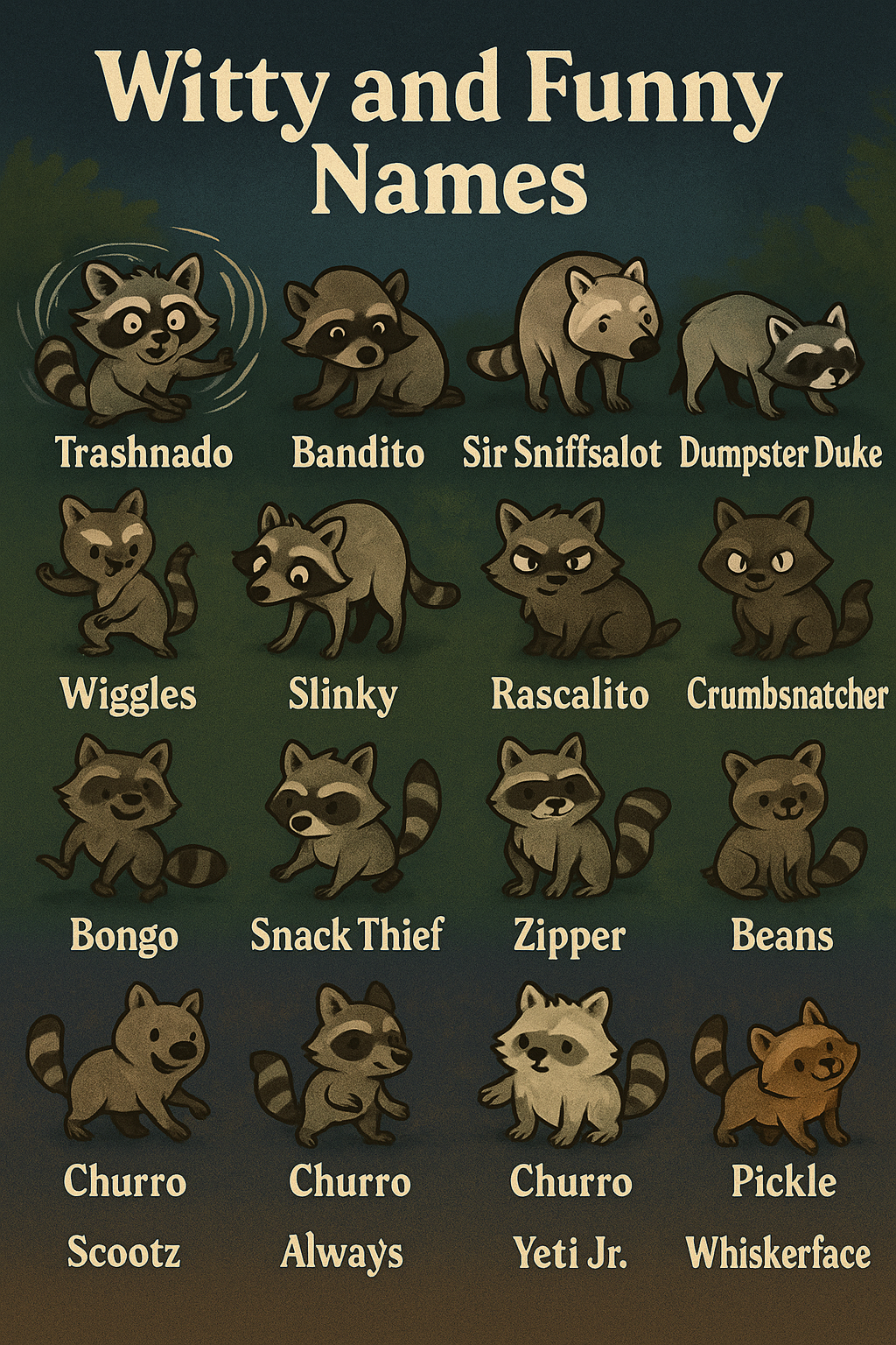 1000+ Witty and Funny Names For Raccoons 2025 - Business In mark